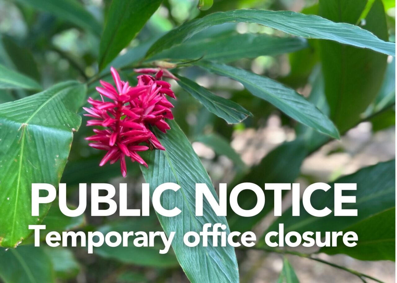 Public Notice: Temporary office closure - Cook Shire Council