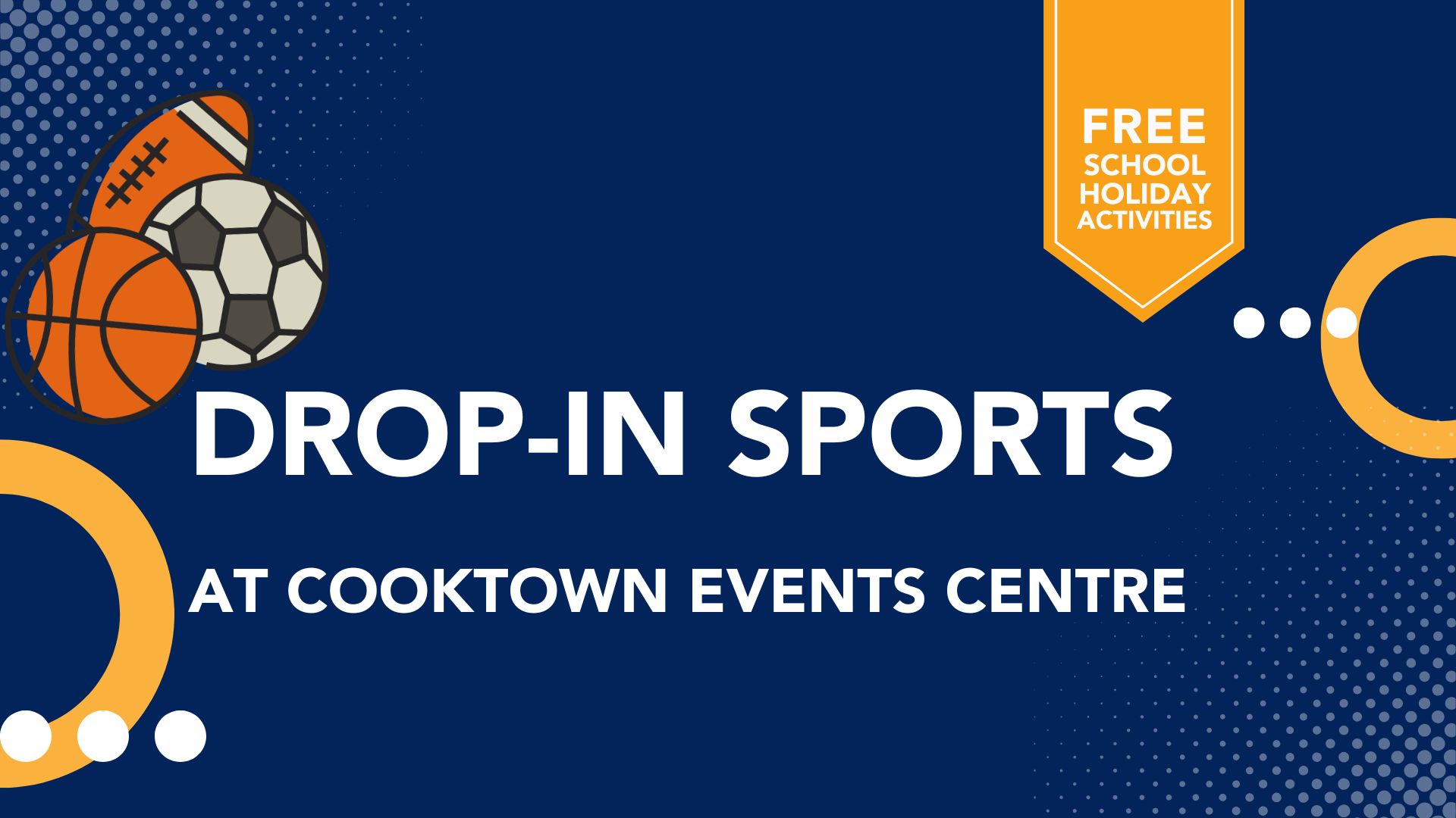 Drop-in sports session - Cook Shire Council